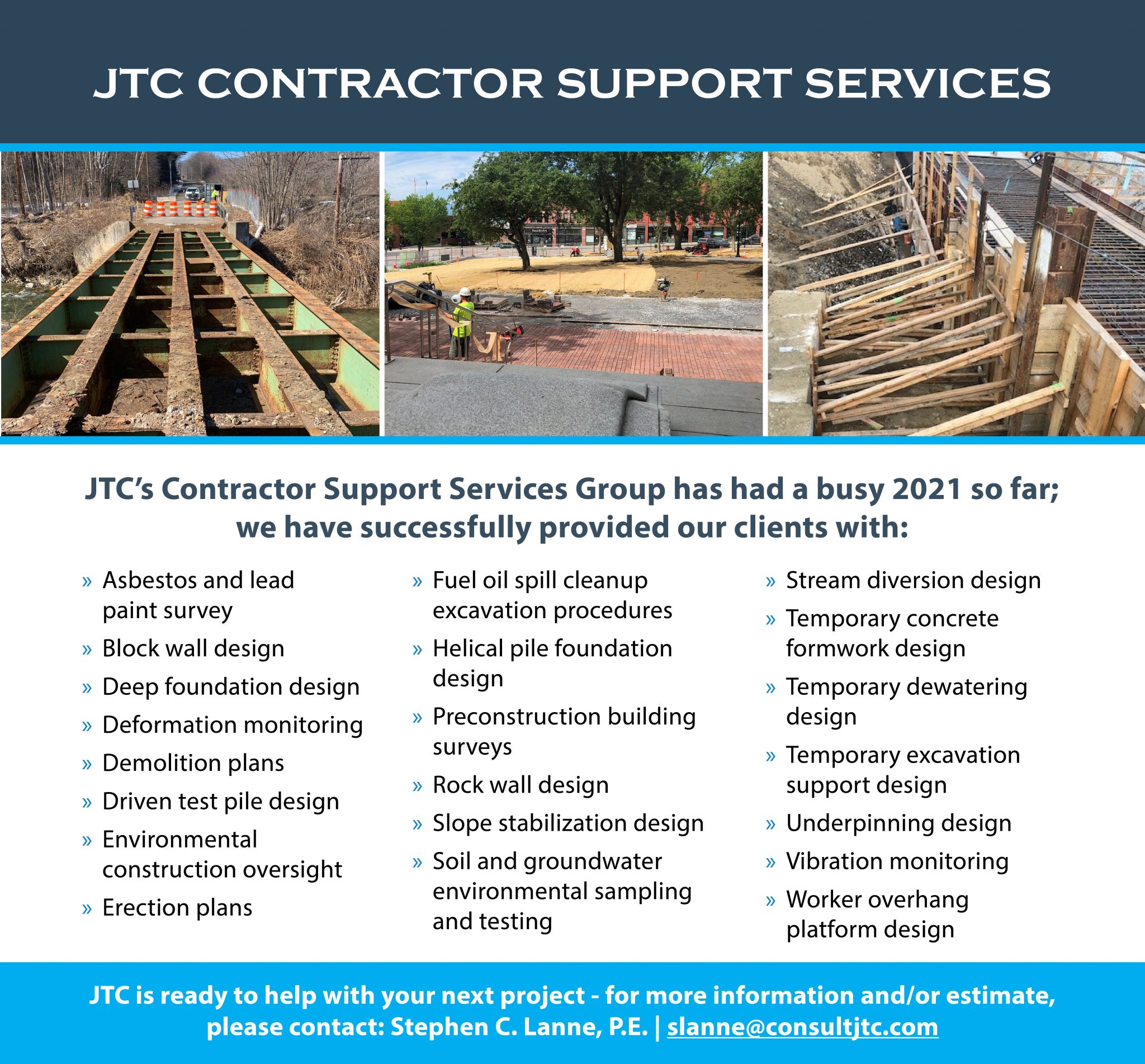 JTC Contractor Support Services - John Turner Consulting